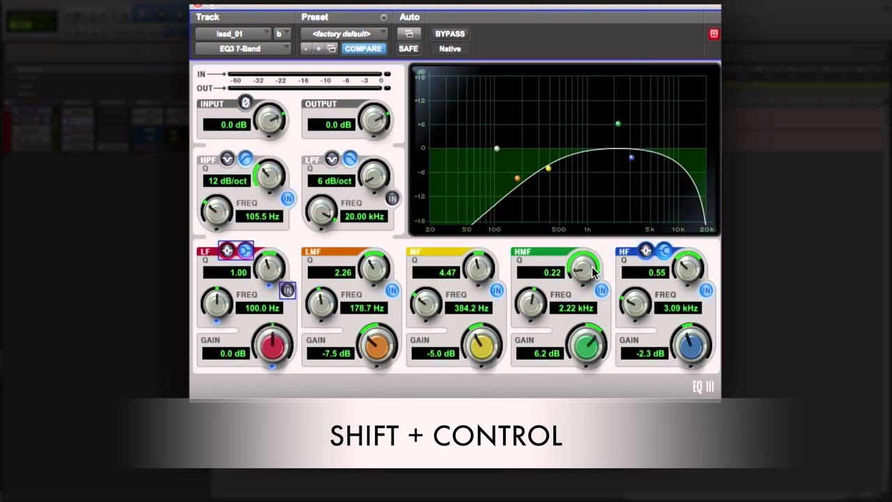 Solo Frequencies - Protools EQIII - YouTube
