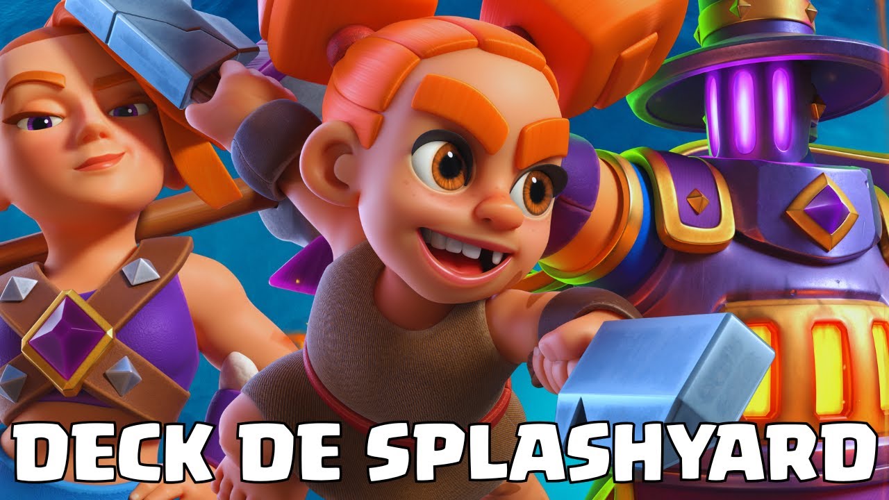 😮 ESSE DECK ESTÁ SEMPRE NO META! GANHE FÁCIL COM SPLASHYARD! - Clash ...