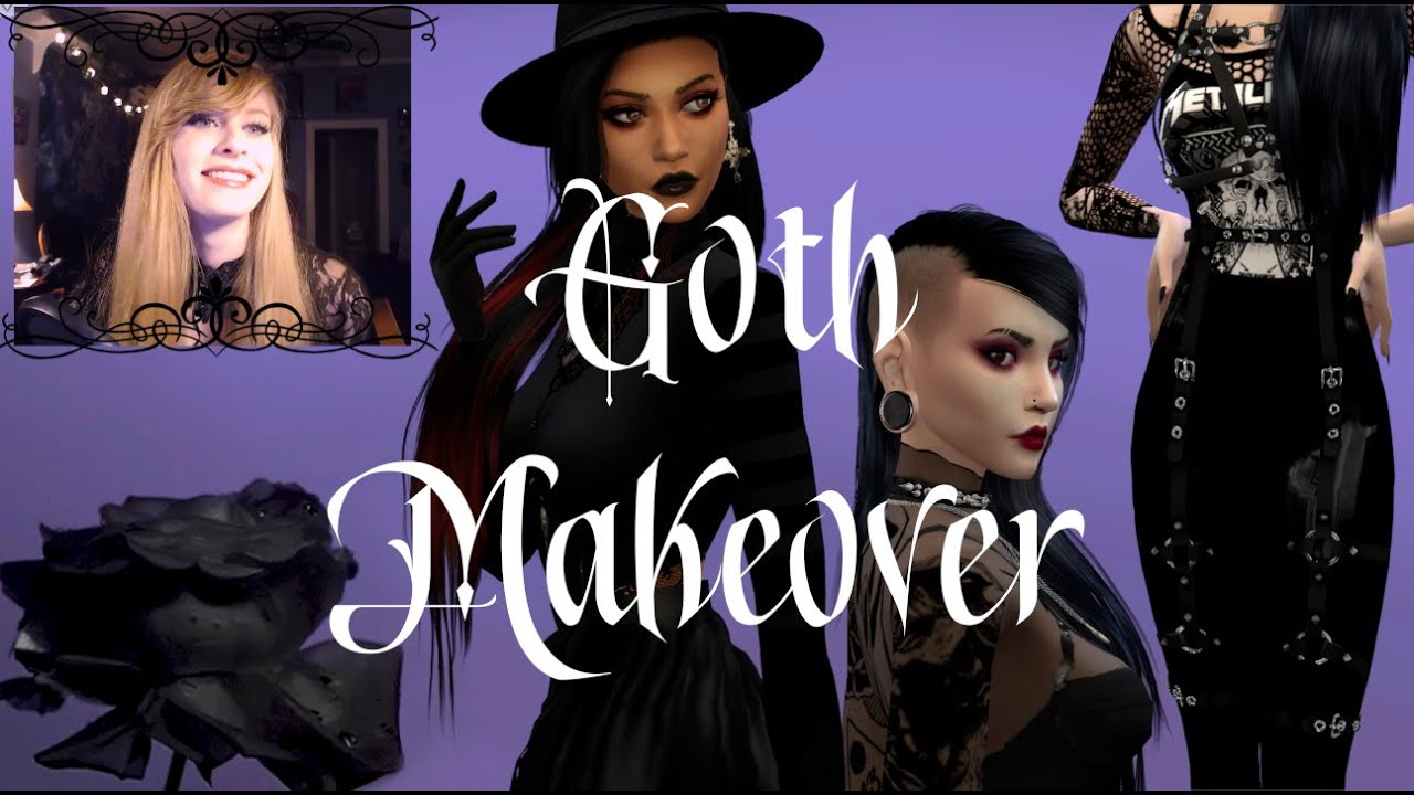 The Sims 4 - Goth Family Makeover - YouTube