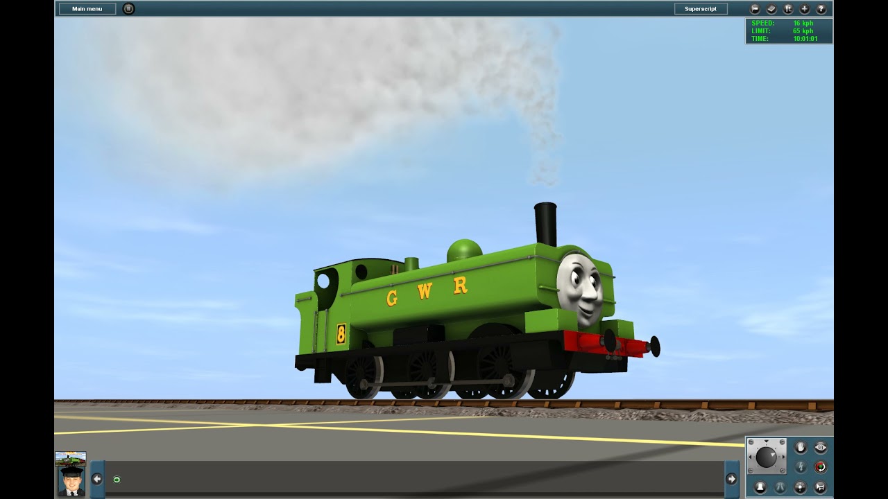 Thomas and friends duck the G.W.R engine test (Trainz gameplay 3) - YouTube
