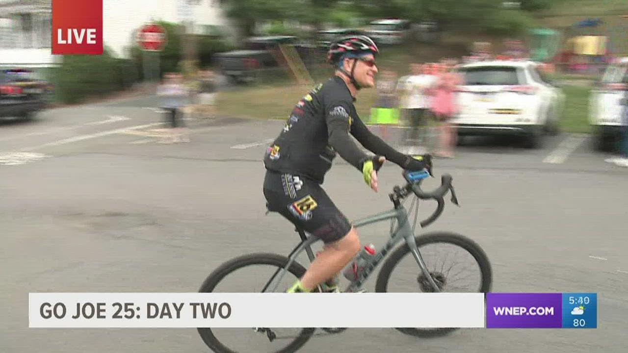Go Joe 25 Day 2 wraps up: Joe arrives in Minersville - YouTube