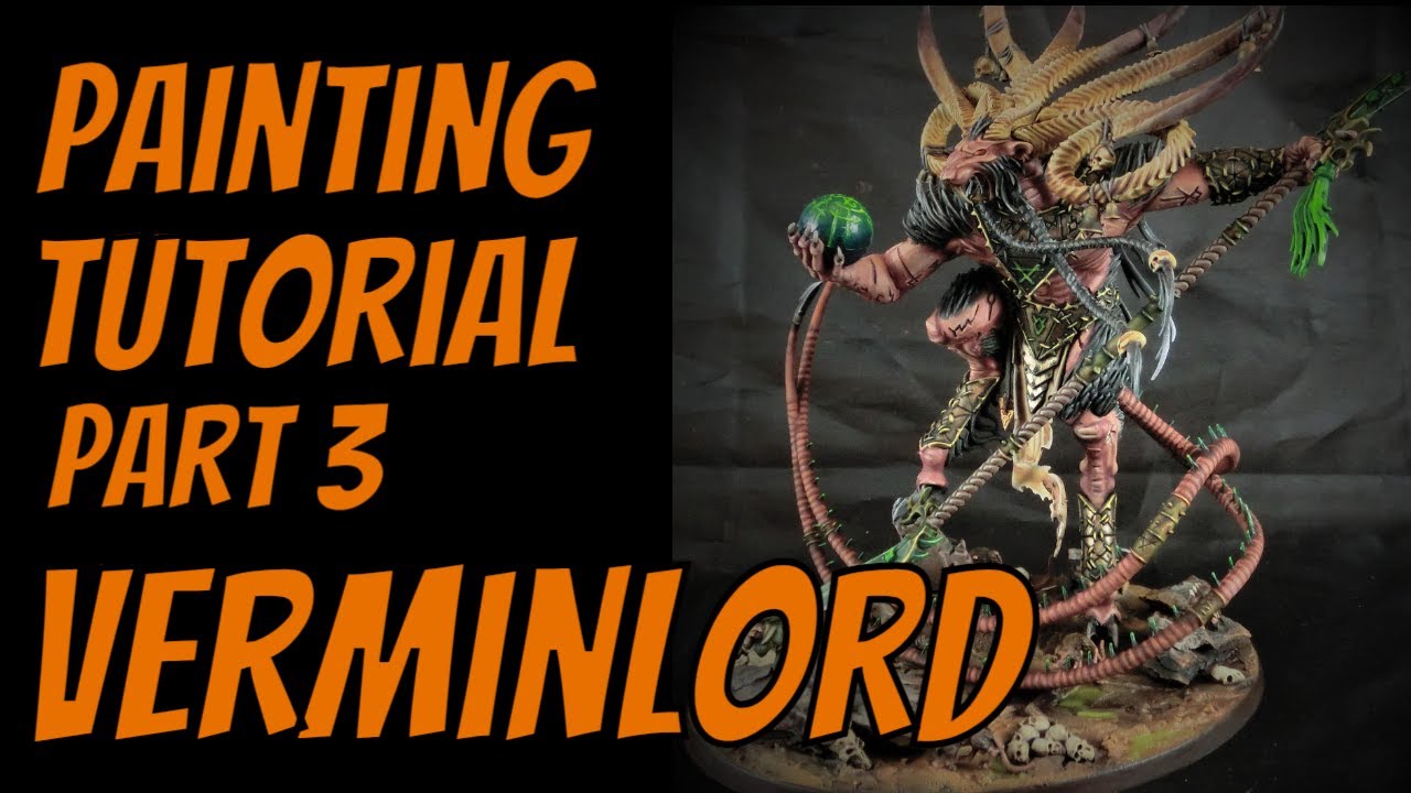 Painting Tutorial Verminlord Part 3 The Fur - YouTube
