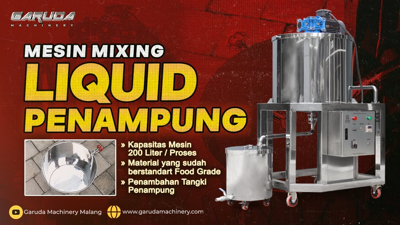Cuma Mesin Mixing Liquid - Yang Bisa Produksi 200 Liter Liquid, Dengan ...
