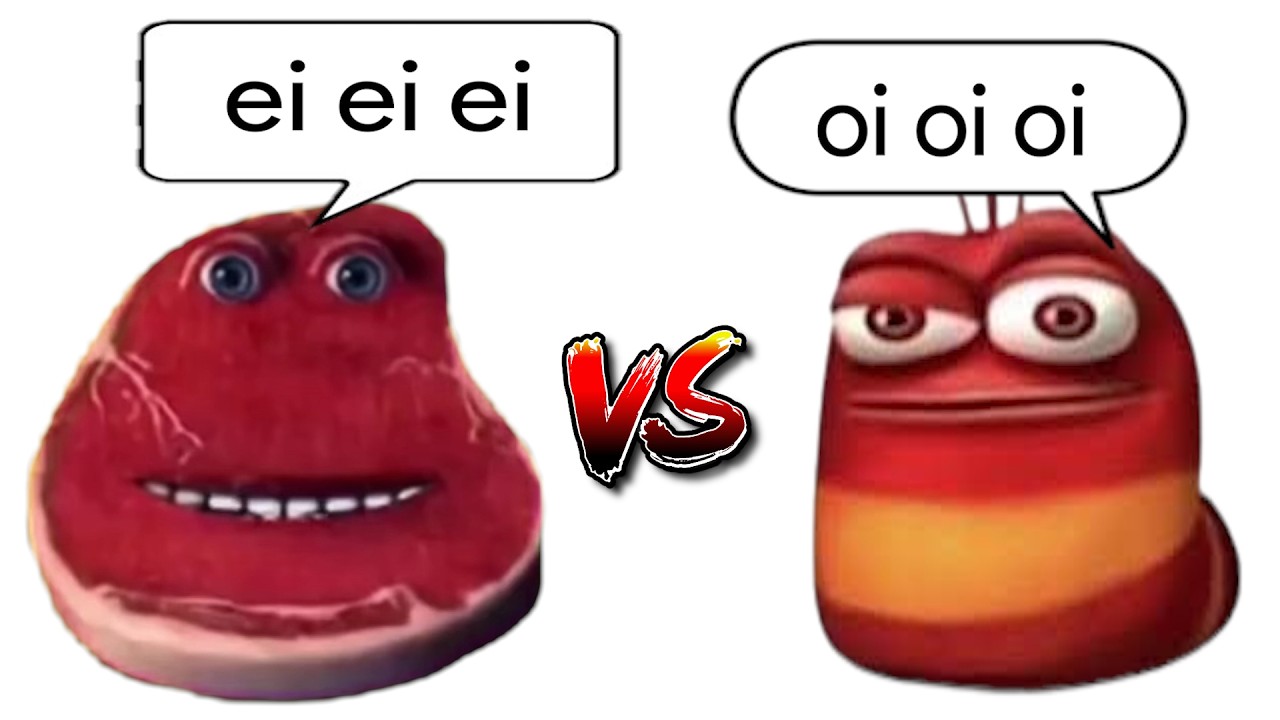 Ei Ei Ei im on Vacation VS Red Larva Oi Oi Oi - YouTube