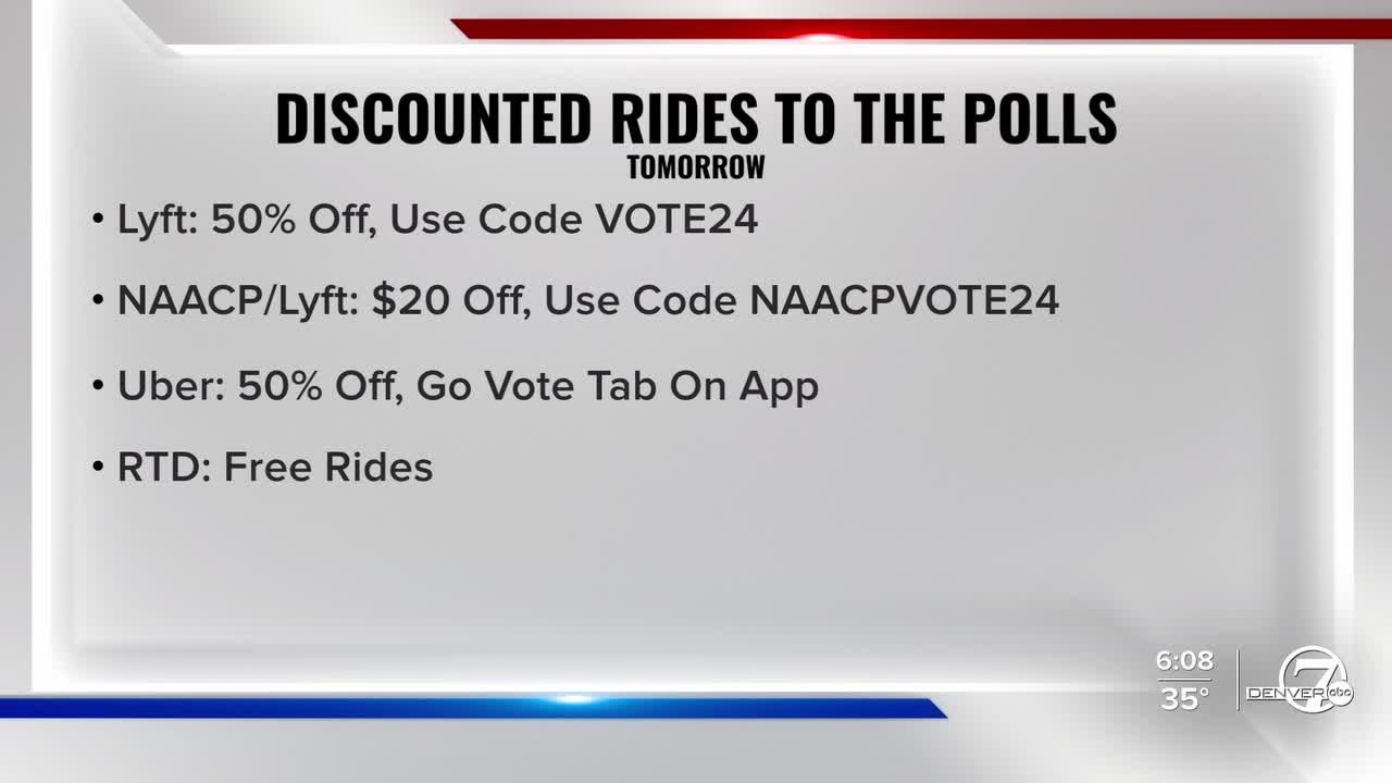 Lyft offering free and discounted rides to polls on Election Day - YouTube