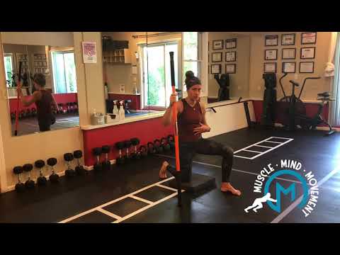 Half-Kneeling Shoulder External/Internal Rotation Isometrics w/Stick ...