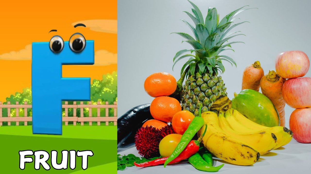 Food ABC Song for Toddler | Phonics for Kids | Alphabet Letters | Learn ...