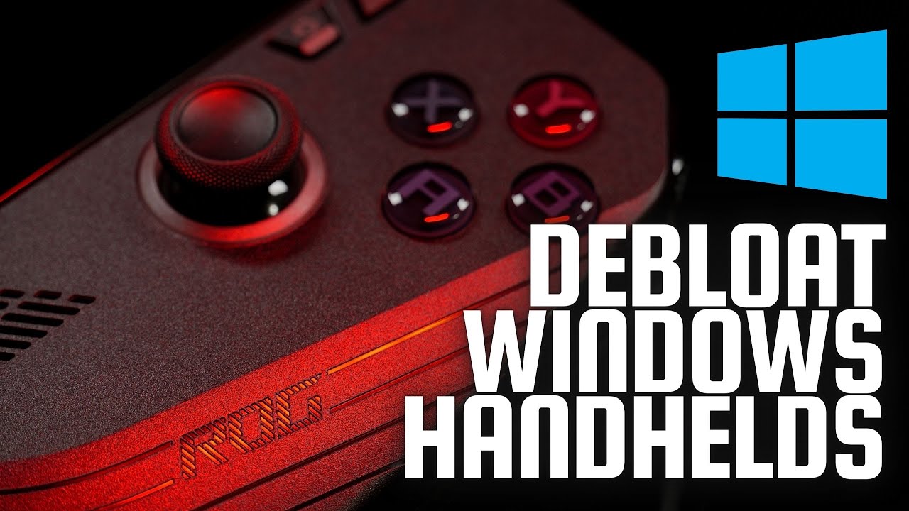 Optimize Your Windows Handheld: Debloating Windows with WinUtil - YouTube