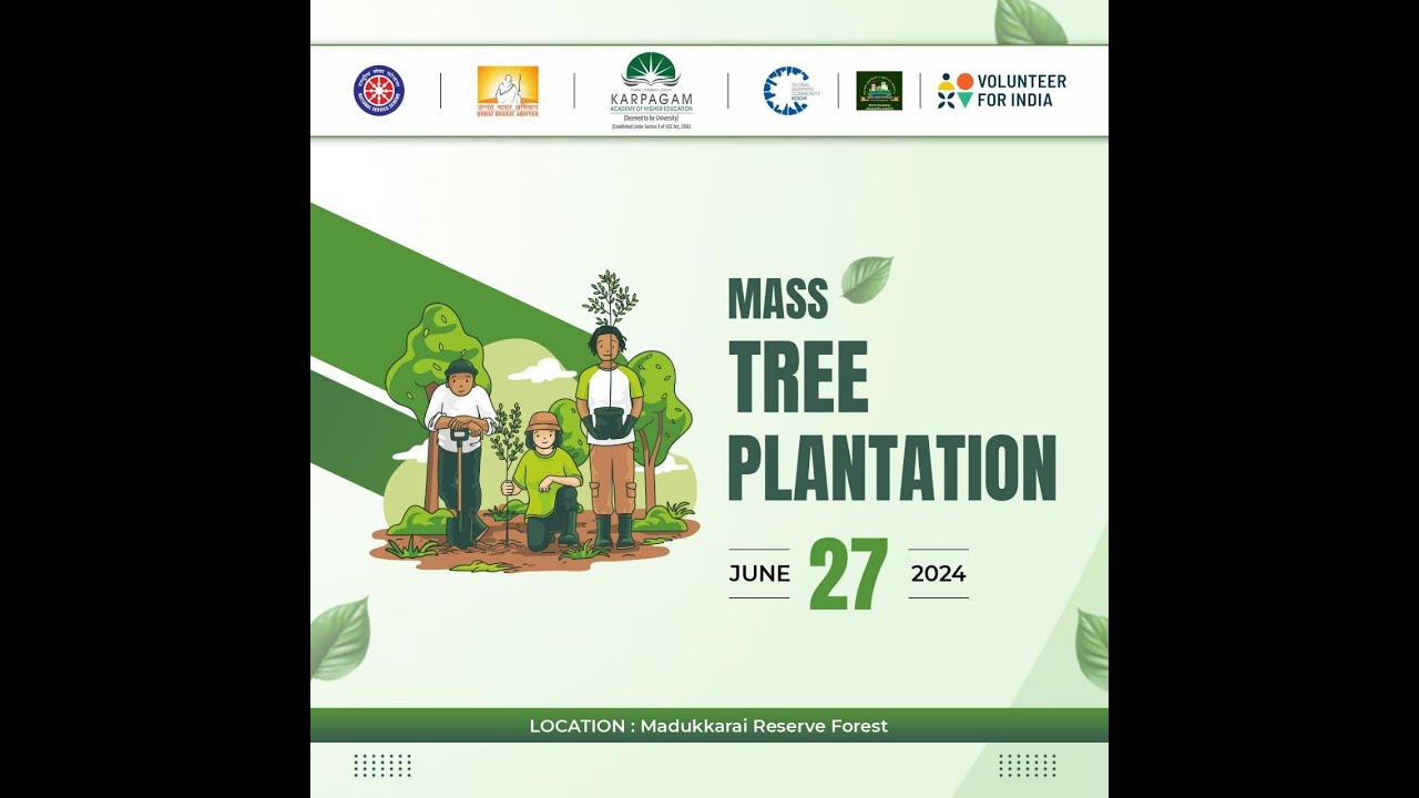 KARPAGAM NSS AND GLOBAL SHAPERS TREE PLANTATION IN MADUKKARI (27.06. ...