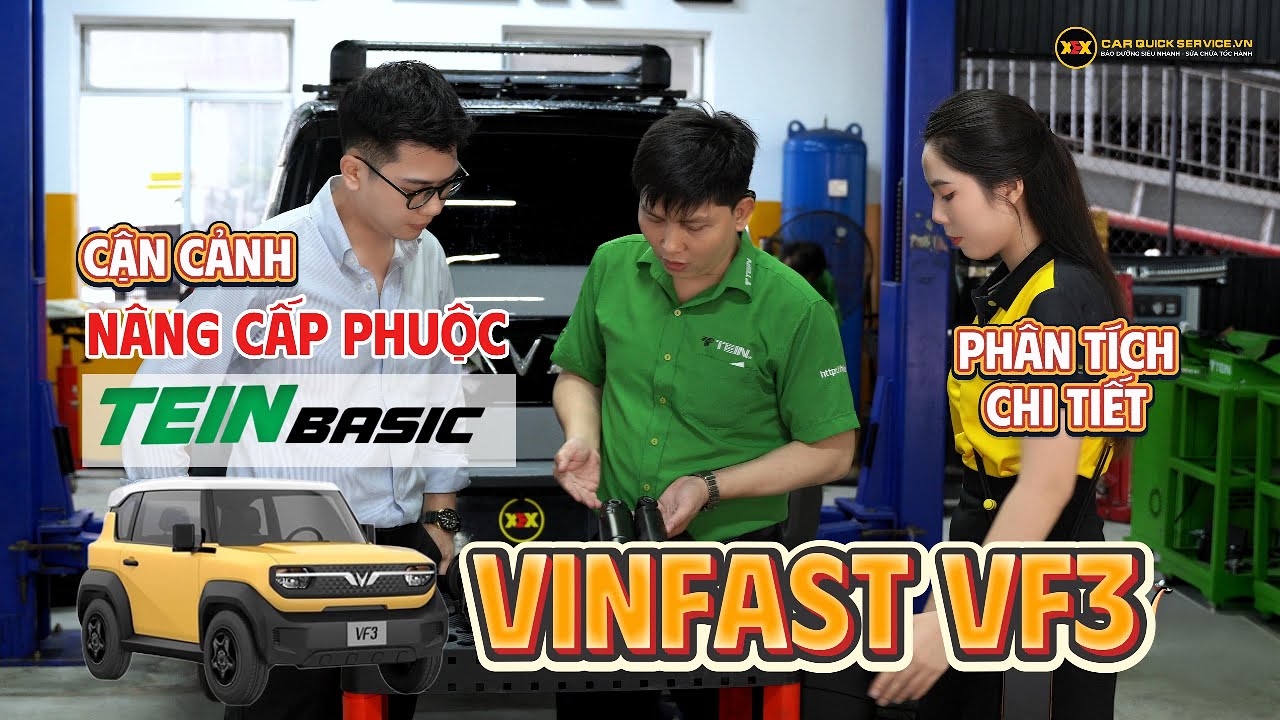 Nâng Cấp Phuộc VF3 TEIN Basic - Cận Cảnh Và Phân Tích Chi Tiết #tein #giamxocquocdan - YouTube