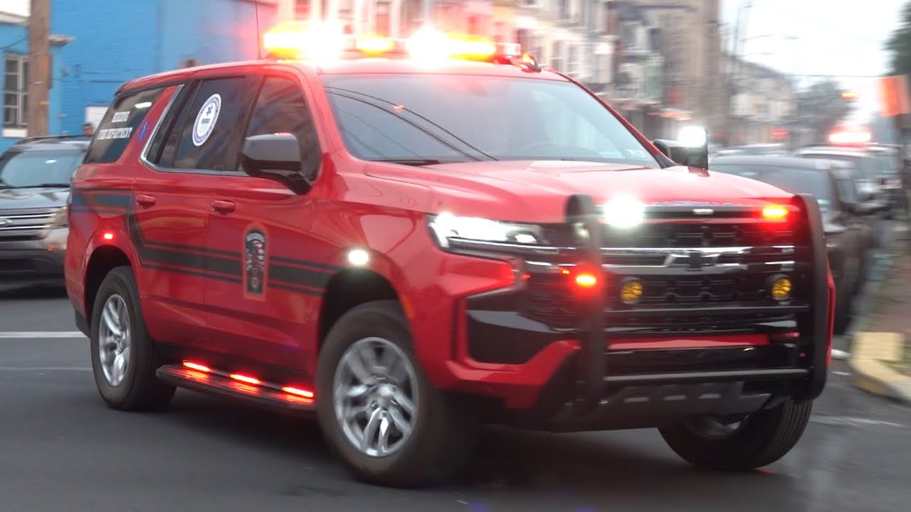 Reading Fire Department Brand New Squad 600, Medic 3 & Reading Police ...