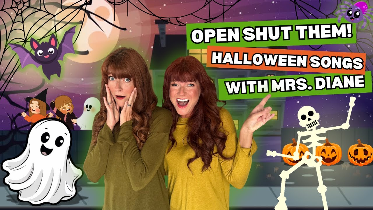 Spooky Open Shut Them | Halloween Songs & Nursery Rhymes for Kids ...