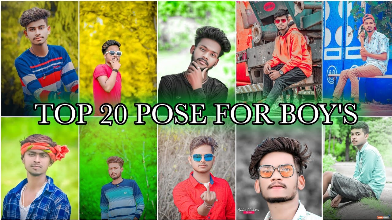Top 20 Best pose for boys || Best poses for boys | Photo pose for boys ...