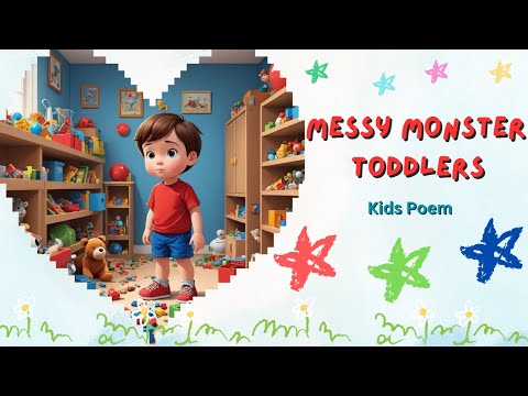 Messy Monster Toddlers l Kids Poem l Kids Entertainment - YouTube