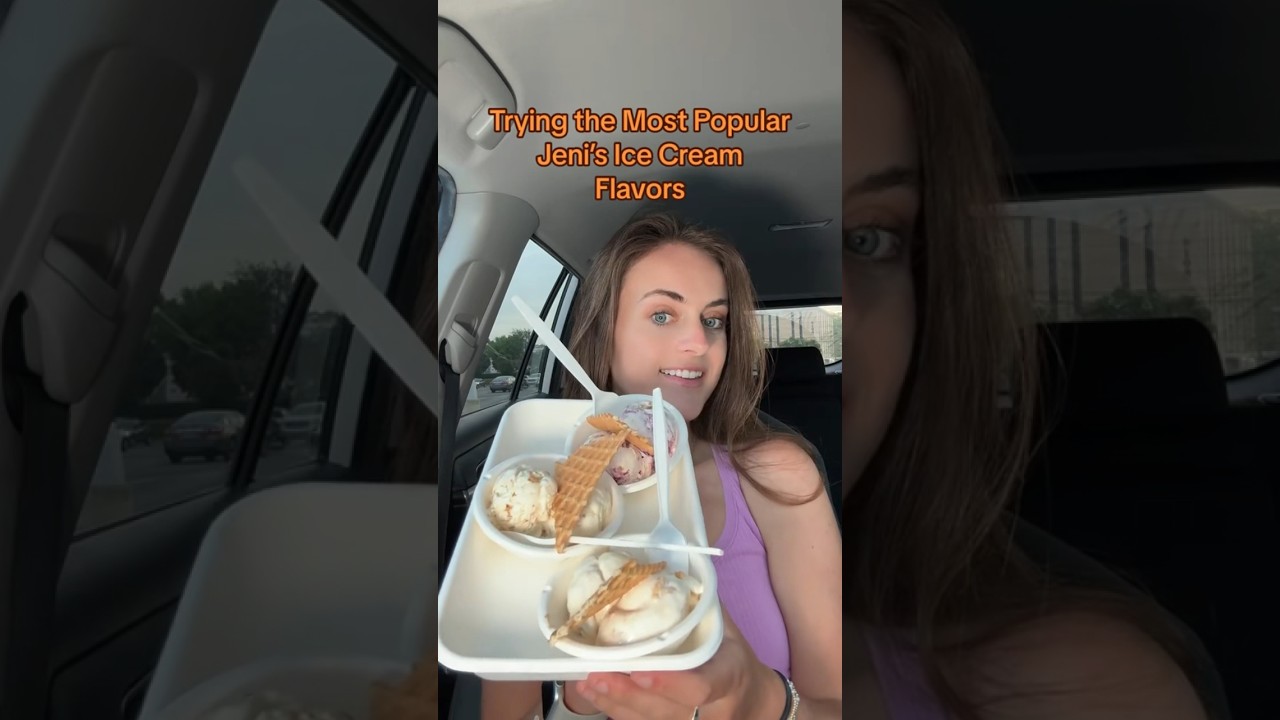 Trying the most popular Jeni’s Ice Cream Flavors 🍨🧡 - YouTube