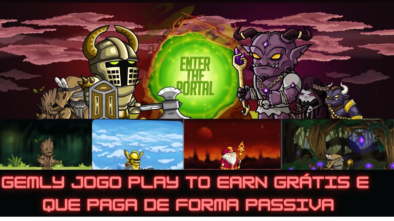GEMLY, UM JOGO PLAY TO EARN GRÁTIS E QUE PAGA DE FORMA PASSIVA - YouTube