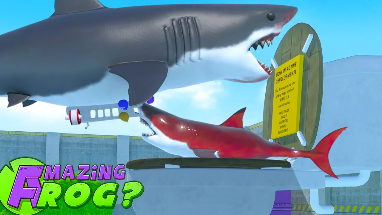 Trying to Flush the RED MEGALODON Down the Magic Toilet...and things ...