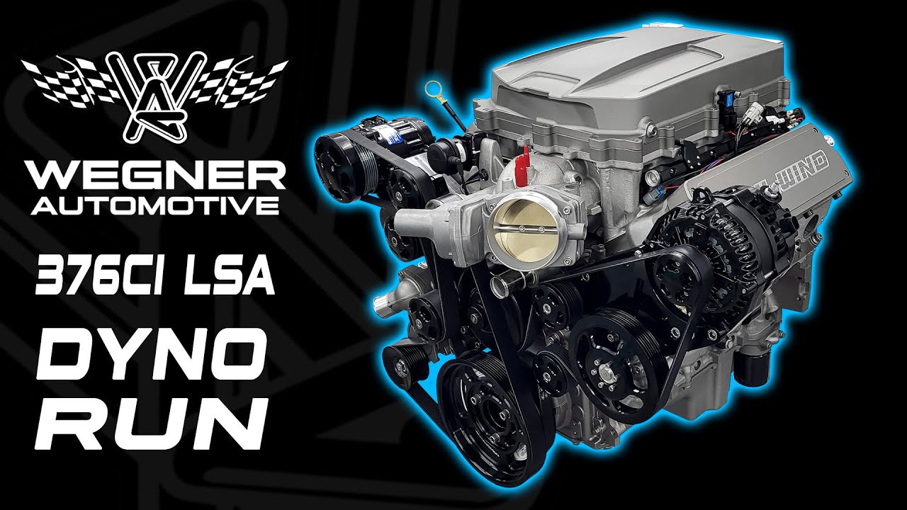 Wegner Automotive 376CI LSA makes over 850HP on dyno run - YouTube