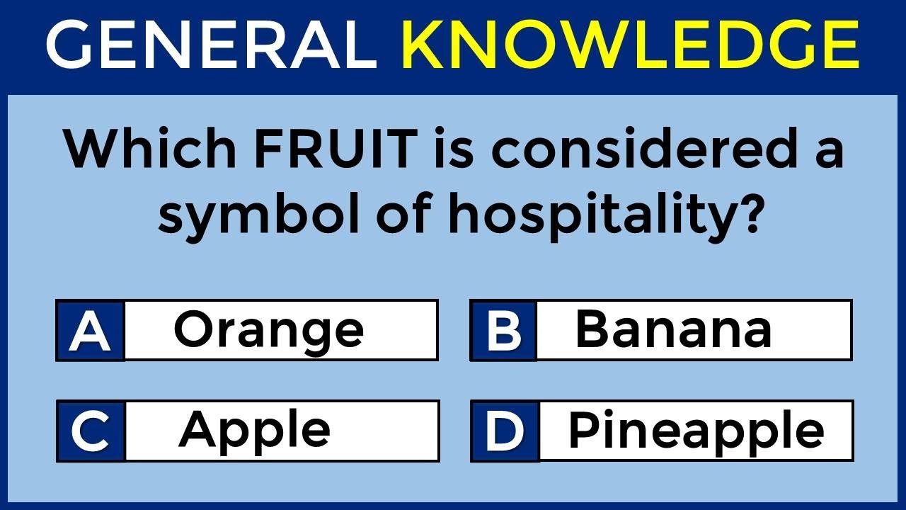 30 General Knowledge Questions! How Good Is Your General Knowledge? # ...