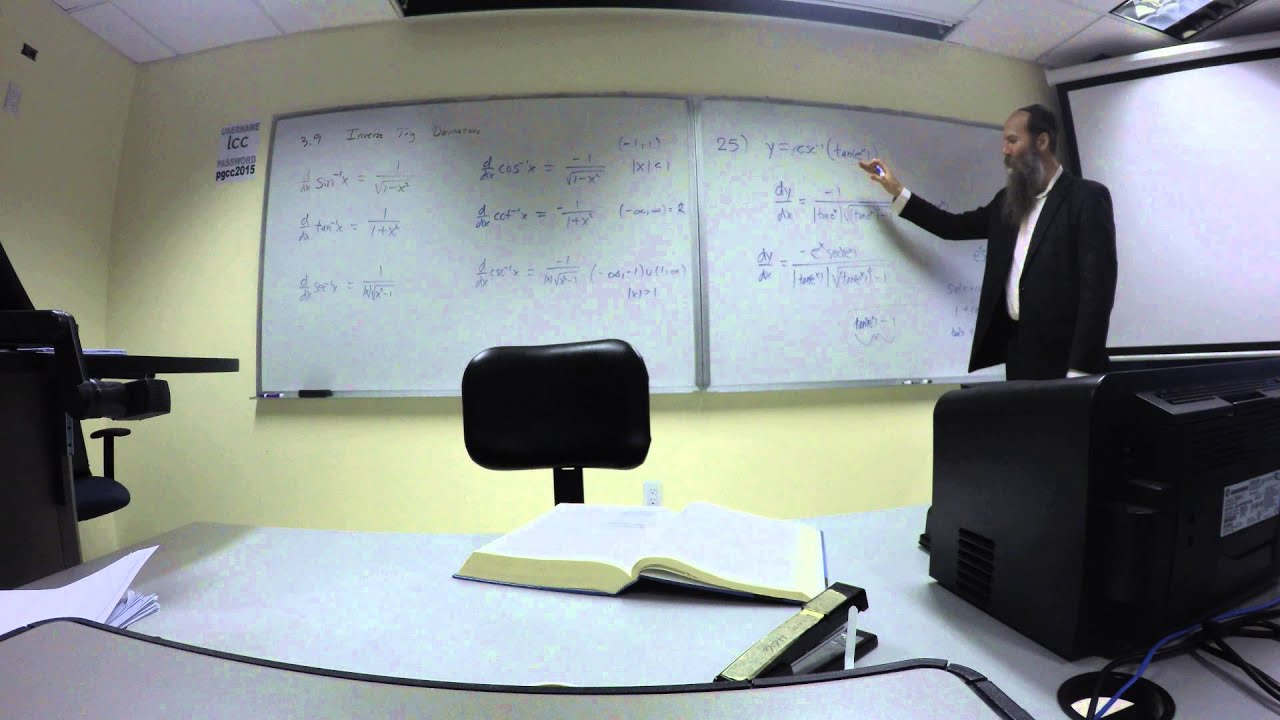 Part 21 Day 7 Lecture Calculus One GoPro Hero 4 Black Edition 4K - YouTube