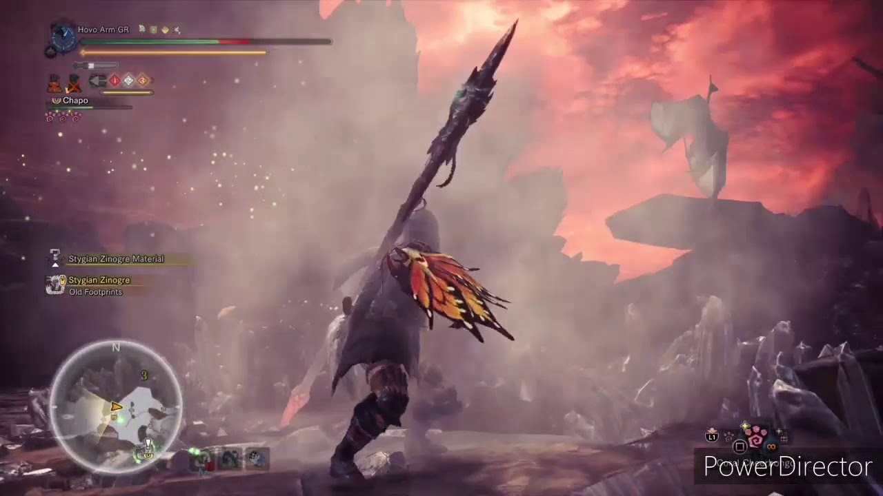 MHW:Stygian zynogre insect glaive solo - YouTube