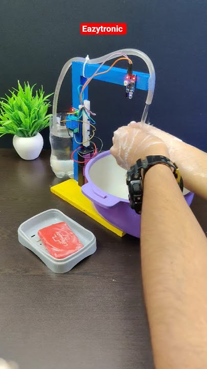 Automatic Water Tap without Arduino Uno #automatictap #smarttap # ...