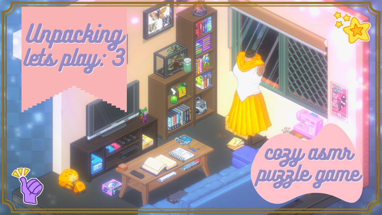Unpacking Episode 3 - Quiet Let's Play, Walkthrough! Cozy Asmr Puzzle ...
