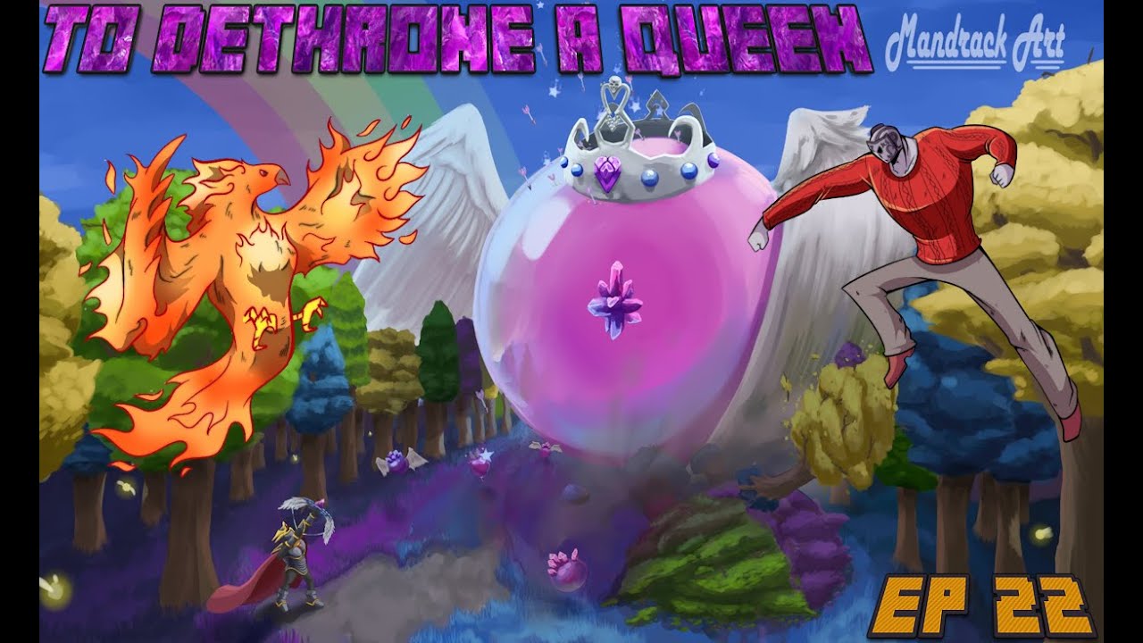 Terraria Legendary Mode ep 22 to Dethrone a Queen - YouTube