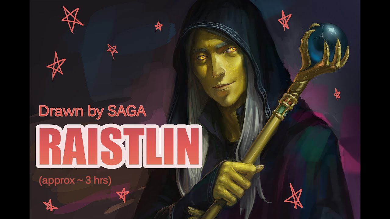Speedpaint #1 -Raistlin Majere - YouTube