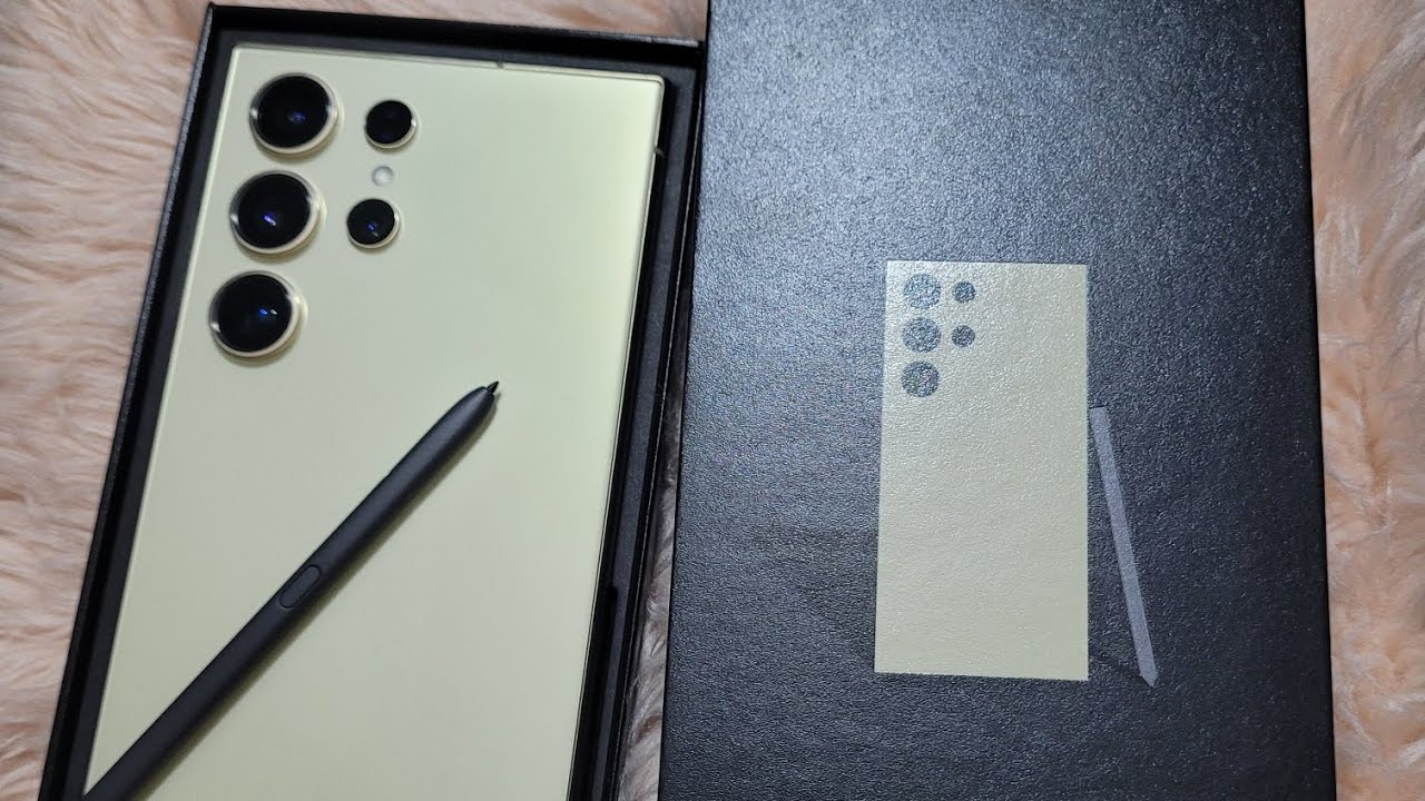 SAMSUNG GALAXY S24 ULTRA (TITANIUM YELLOW) - UNBOXING - YouTube