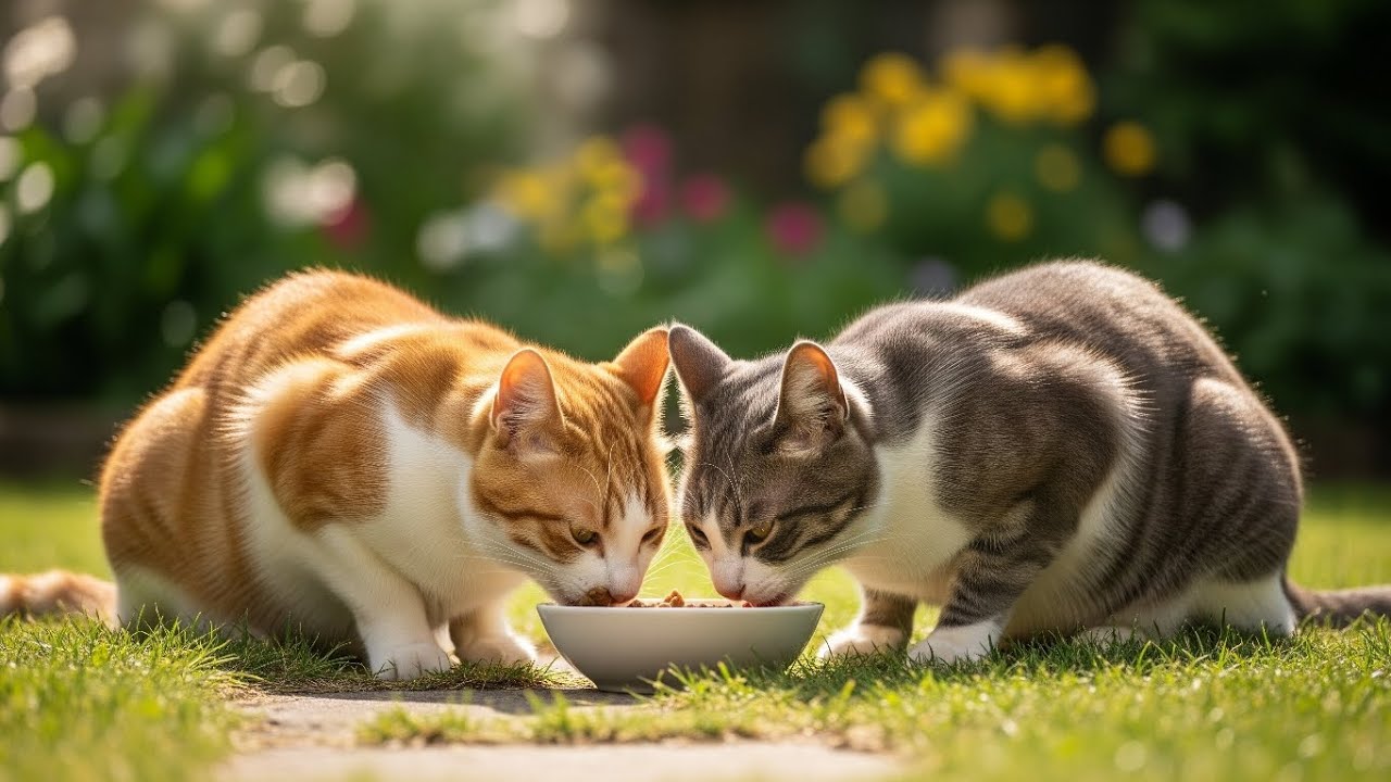 “দুই বিড়ালের মজার খাওয়ার দৃশ্য 🐱🐱 | Cute Cats Eating Together” - YouTube