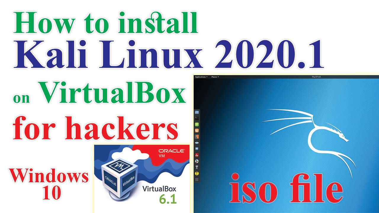 How to install Kali Linux 2020.1 on VirtualBox | install Kali Linux ...