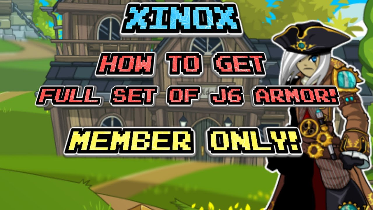 AQW | How to get full set J6 armor! | Xin! - YouTube