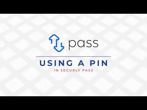 Using a PIN - YouTube