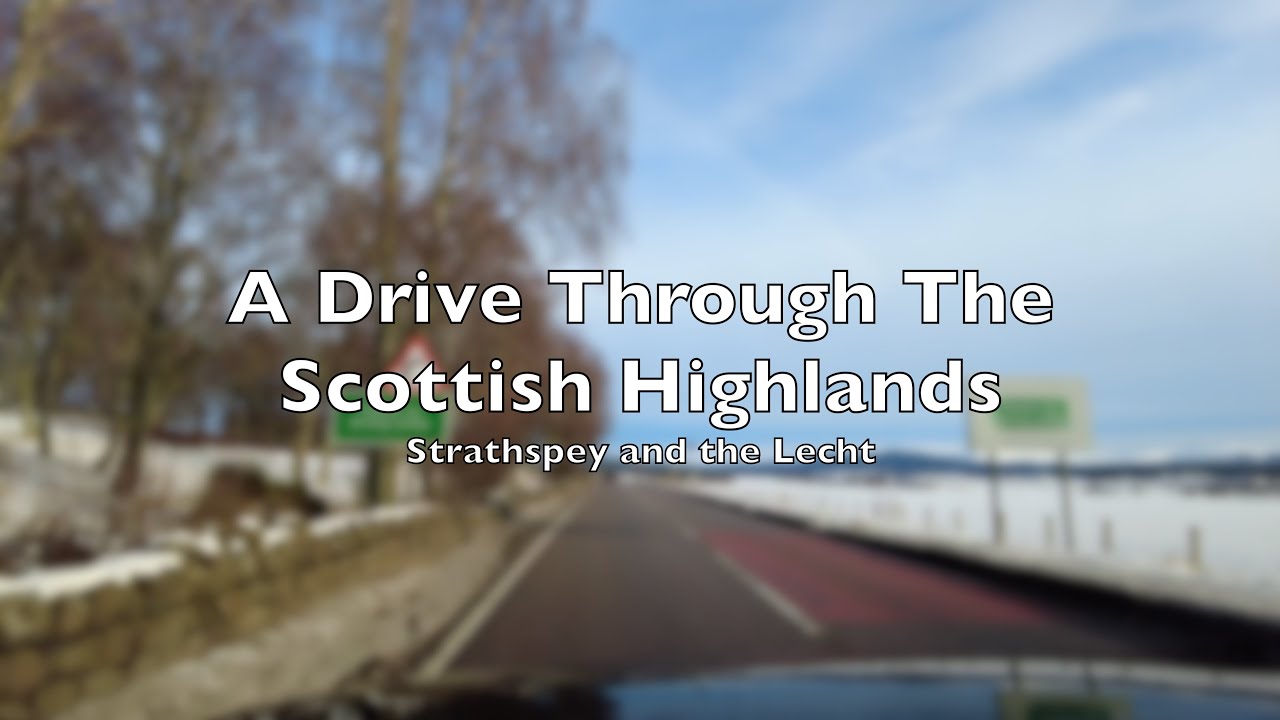 Scenic Drive through the Scottish Highlands in Winter - YouTube