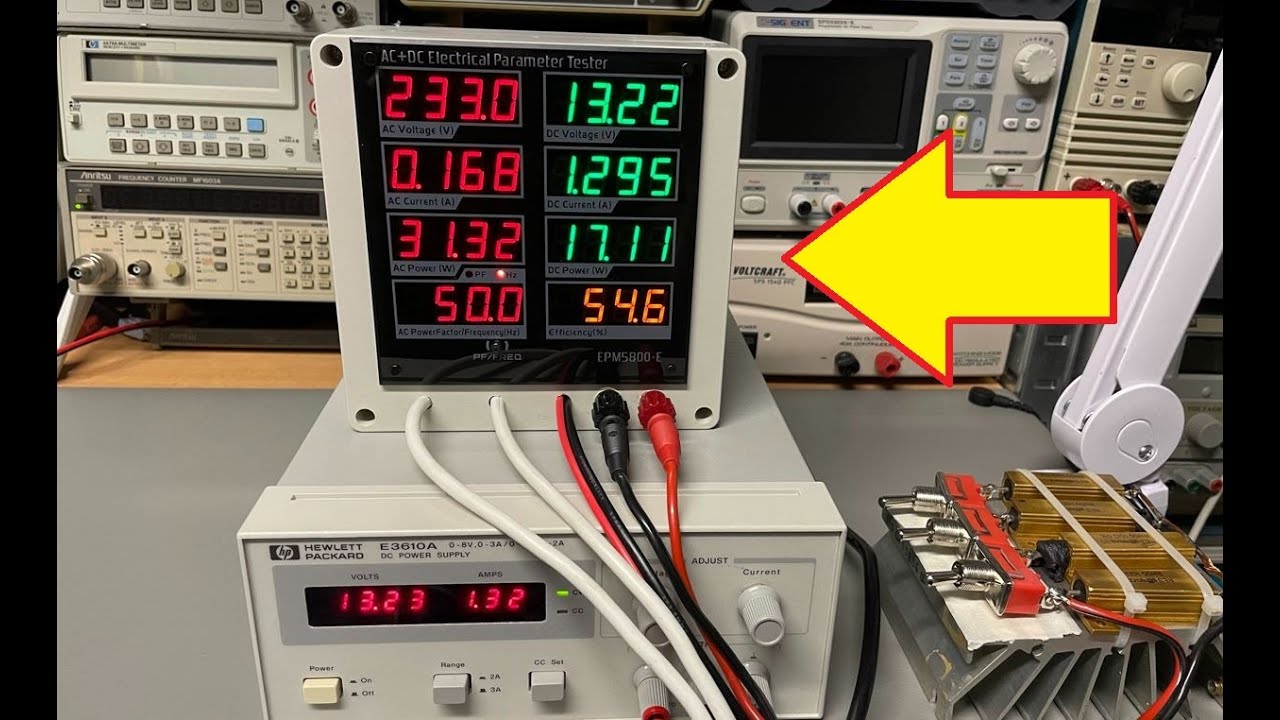 #225 AC+DC Electrical Parameter Tester - PSU Efficiency - EMP5800-E ...