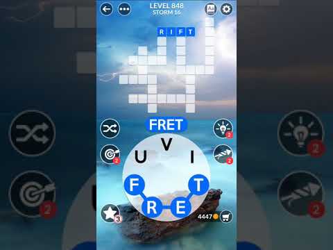 Wordscapes Level 848 | Answers - YouTube