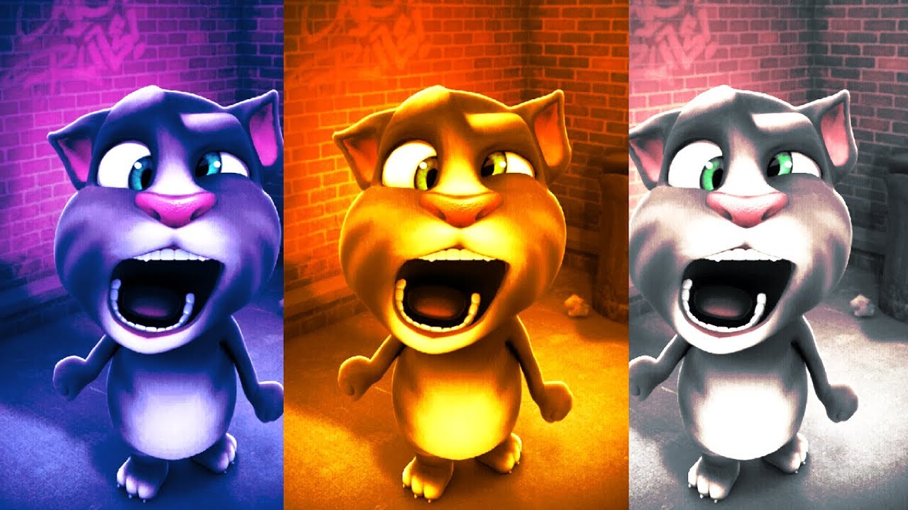 Learn Colors with My Talking Tom Colours for Kids Animation Education ...