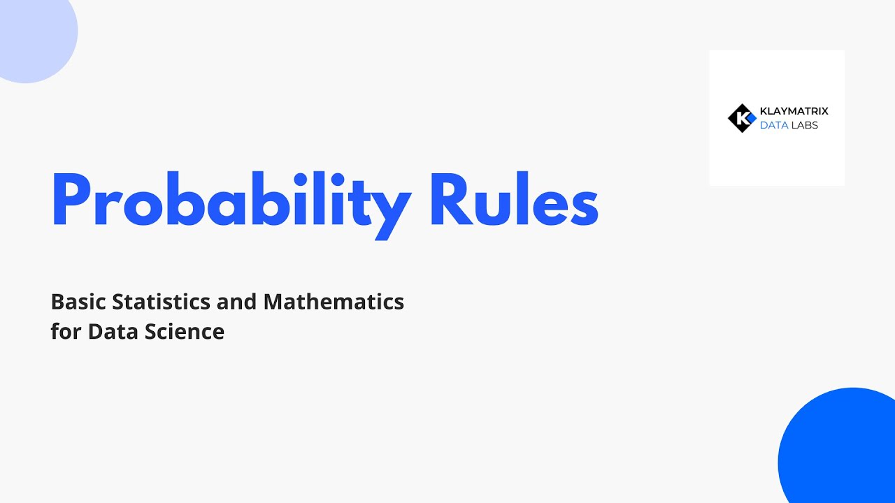 Probability Rules - YouTube