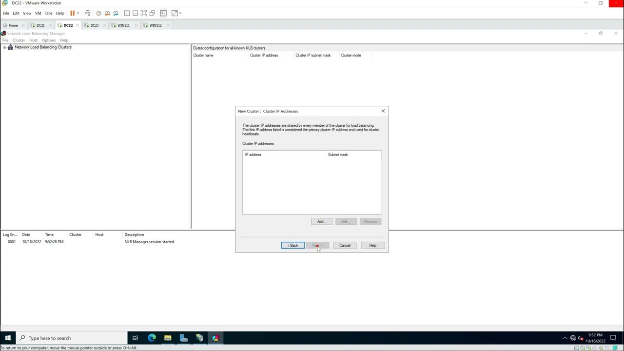 Configure Network Load Balancing for Web server in Windows Server 2022 - YouTube