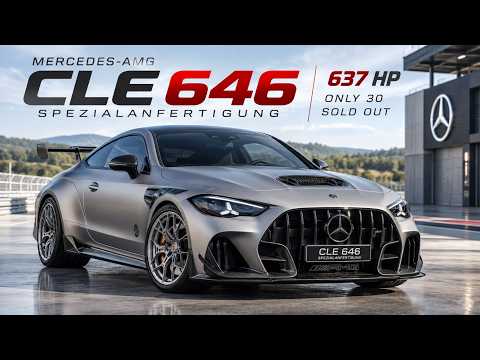 New Mercedes AMG CLE 646 Has a 637 HP Flat Plane V8