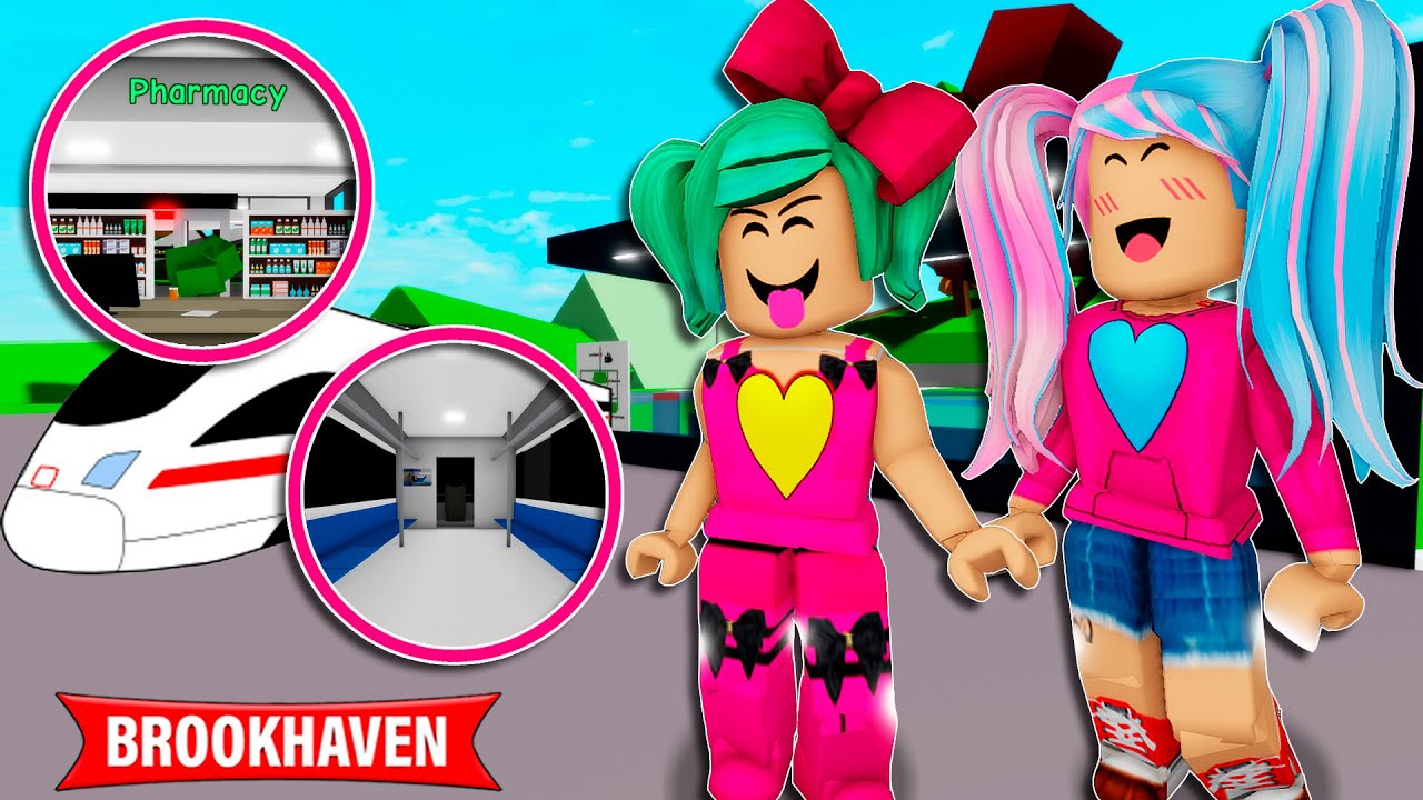 MEGA ATUALIZAÇÃO NO BROOKHAVEN (METRÔ E FARMÁCIA) - ROBLOX - YouTube
