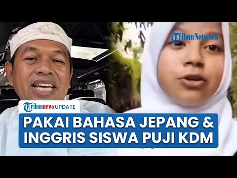 Fasih Bahasa Jepang & Inggris, Siswi Apresiasi Inisiatif Kang Dedi Ajak Siswa Jalan Kaki ke Sekolah