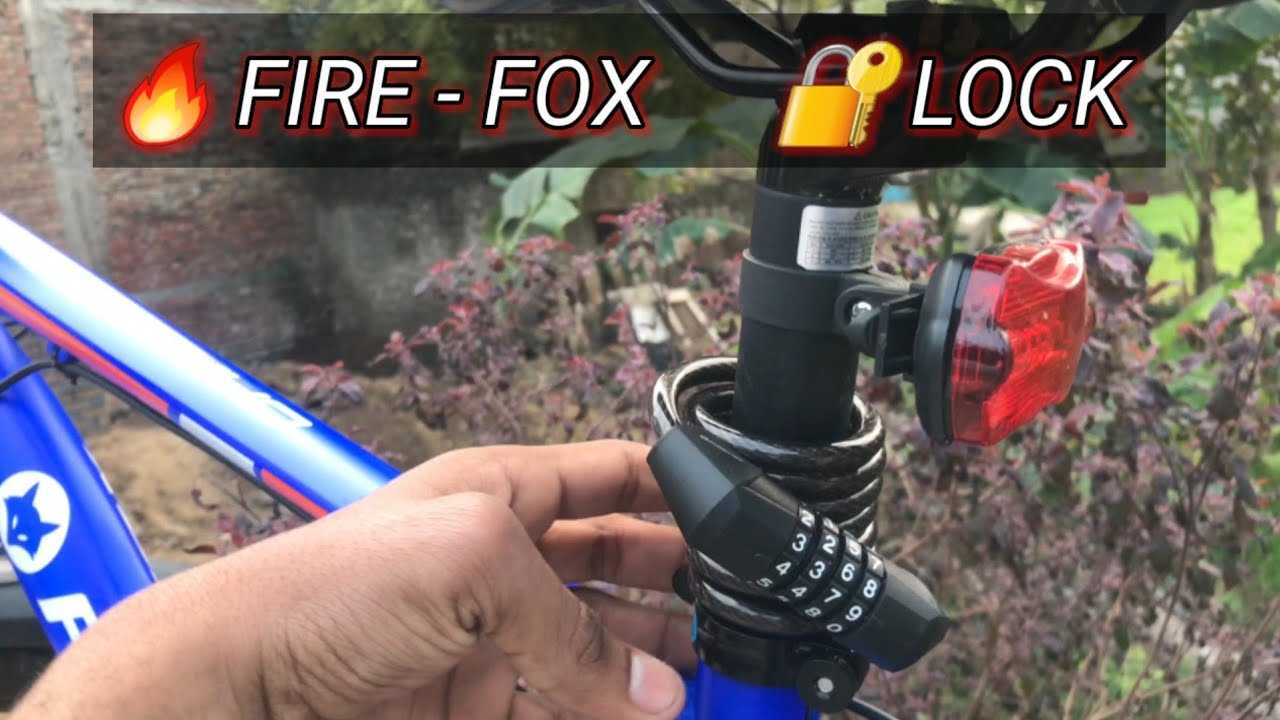 I Purchased Fire fox 🚲 lock | WHICH lock to buy | BEST cycle lock ? 🔐 ...