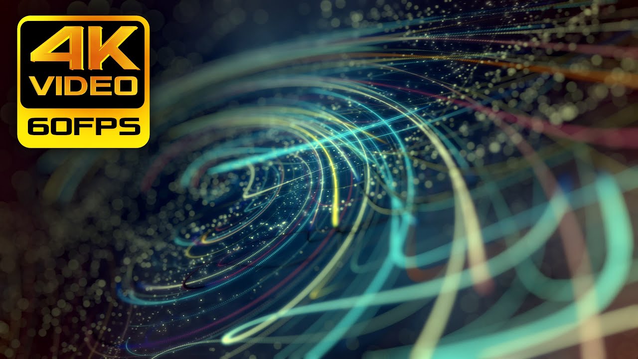 Beyond Space Vortex 4K Colorful Animated Effects Lyrics-Videos ...