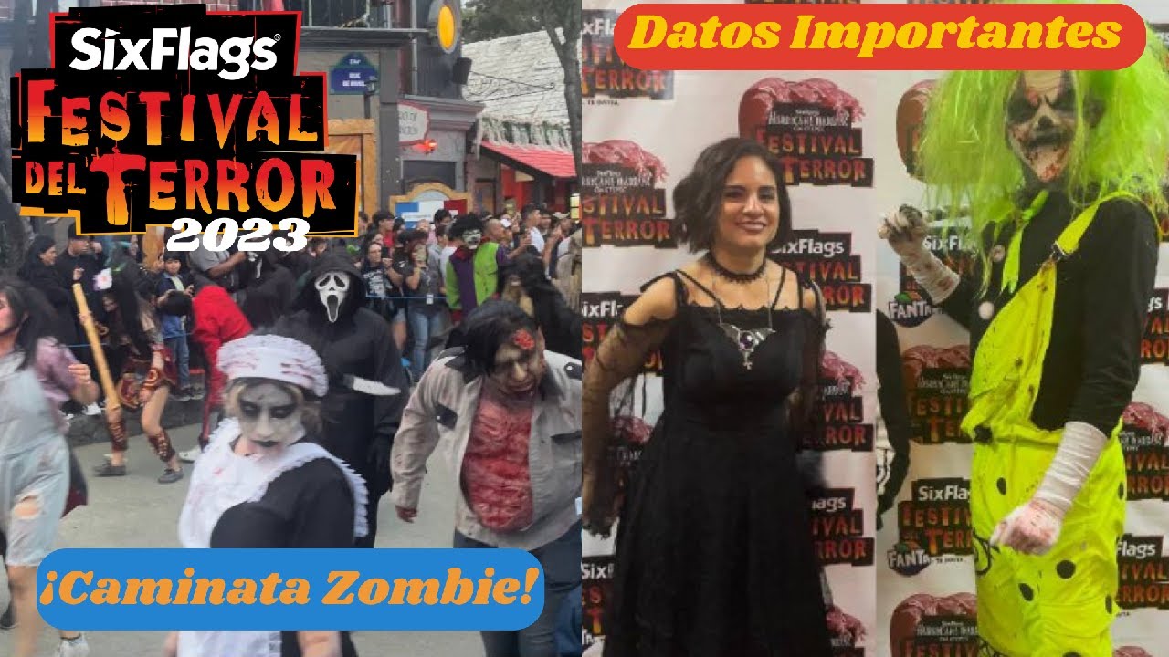 Caminata Zombie y Datos Importantes del Festival del Terror 2023 | Six ...
