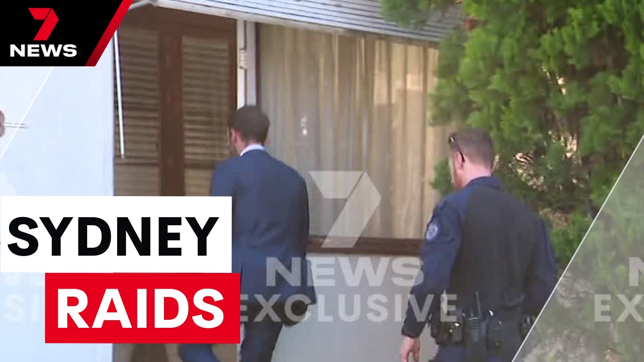 Police carry out raids across Sydney | 7 News Australia - YouTube