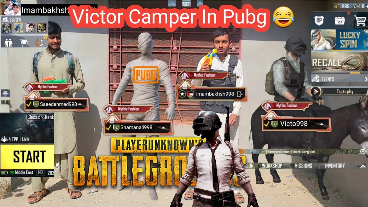 Pubg In real life with victor camper 😂 | Imam Bakhsh - YouTube