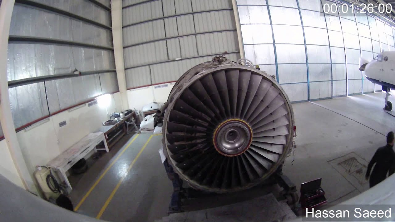 Fujairah Aviation Academy. Rb211 Blades Removal And Installation. - YouTube