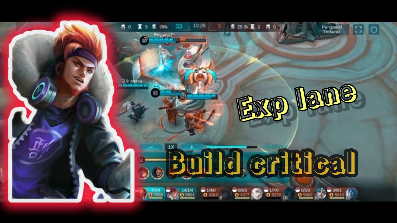 Sun exp lane mobile legends - sun build critical - YouTube